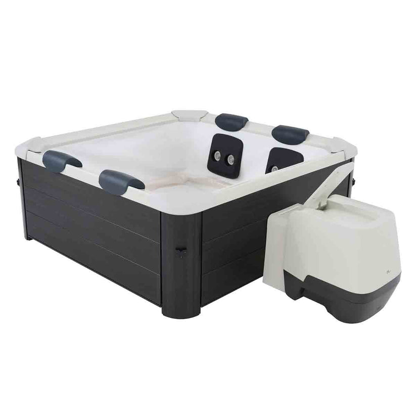 MSpa Oslo 4-6 Person Portable Hot Tub Spa - Grey | Hot Tub Shop